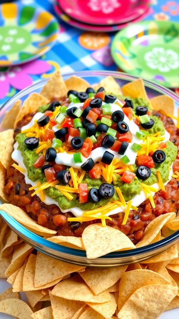 Delicious 7 Layer Taco Dip Recipe